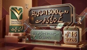 Rs. 1500 Prize Bond Draw No. 106 Result 15 May 2026 Sialkot » Savings ...